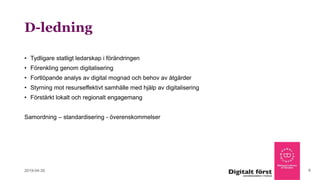 Digitaliseringsstrategin kort | PPT