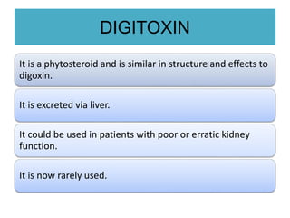 Digitalis nikku ppt | PPTX | Heart and Cardiovascular Diseases | Diseases and Conditions