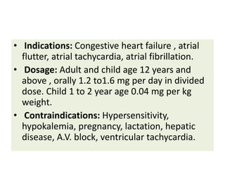 Digitalis nikku ppt | PPTX | Heart and Cardiovascular Diseases | Diseases and Conditions
