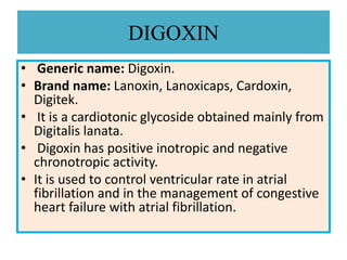 Digitalis nikku ppt | PPTX | Heart and Cardiovascular Diseases ...