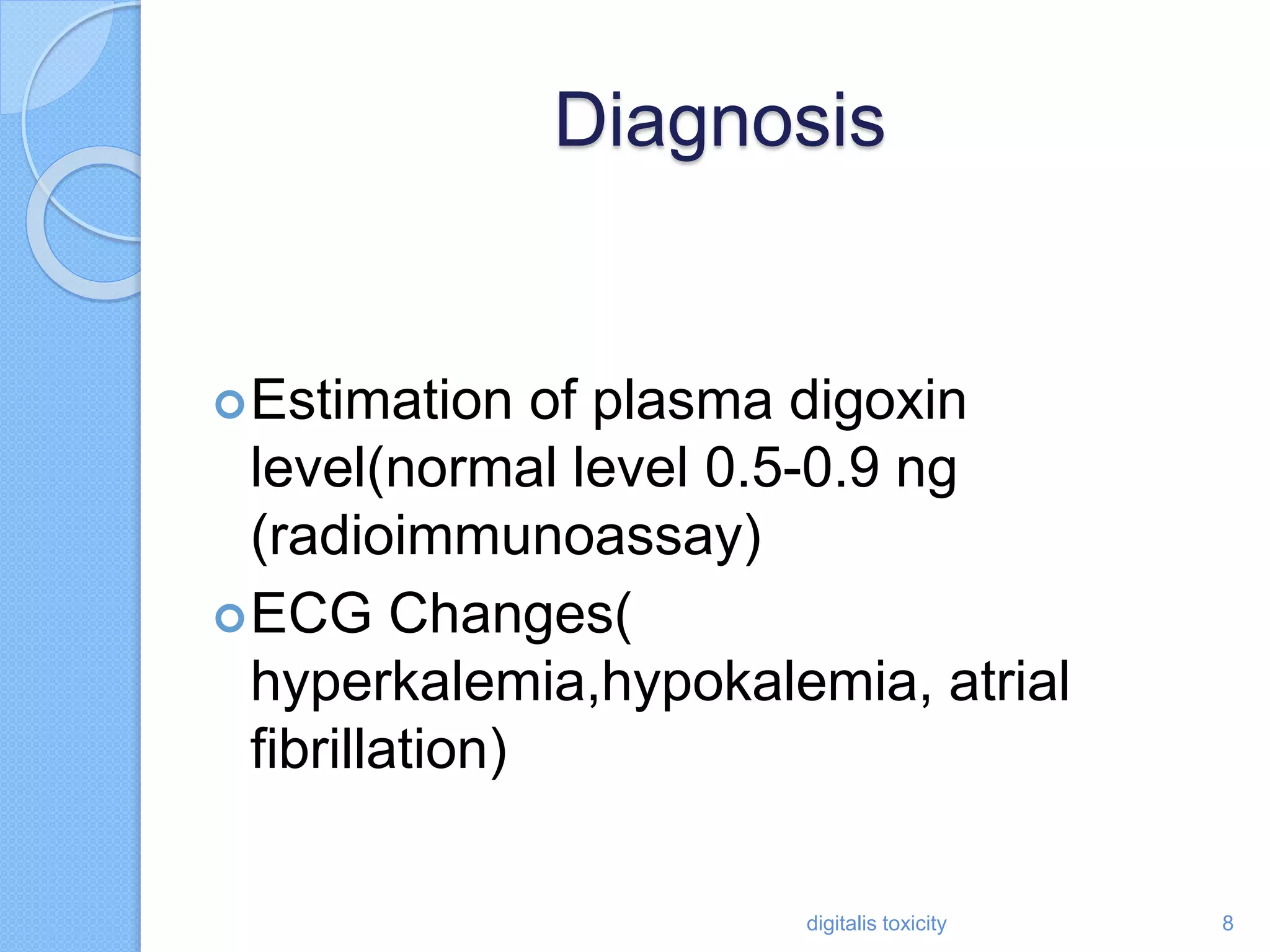 Digitalis Purpurea toxicity (cardiac poison) | PPTX