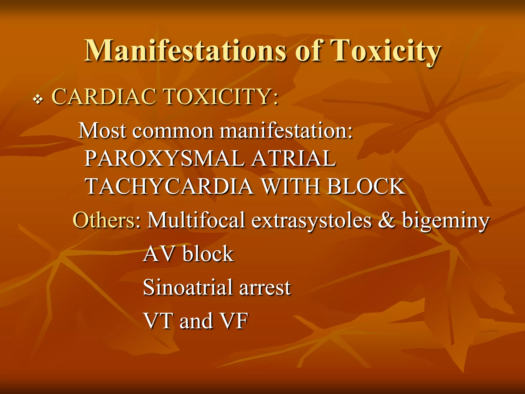 Digitalis toxicity vijay | PPT