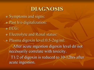 Digitalis toxicity vijay | PPTX
