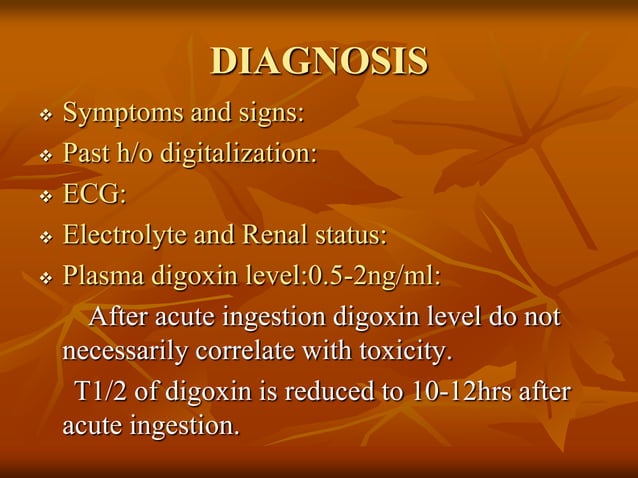 Digitalis toxicity vijay | PPT