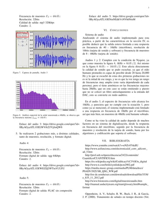 Digitalización de audio (practica) | PDF