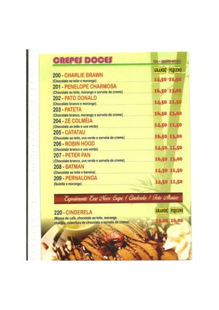 Cardapio | PDF