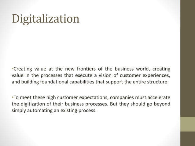 Digitalization | PPTX