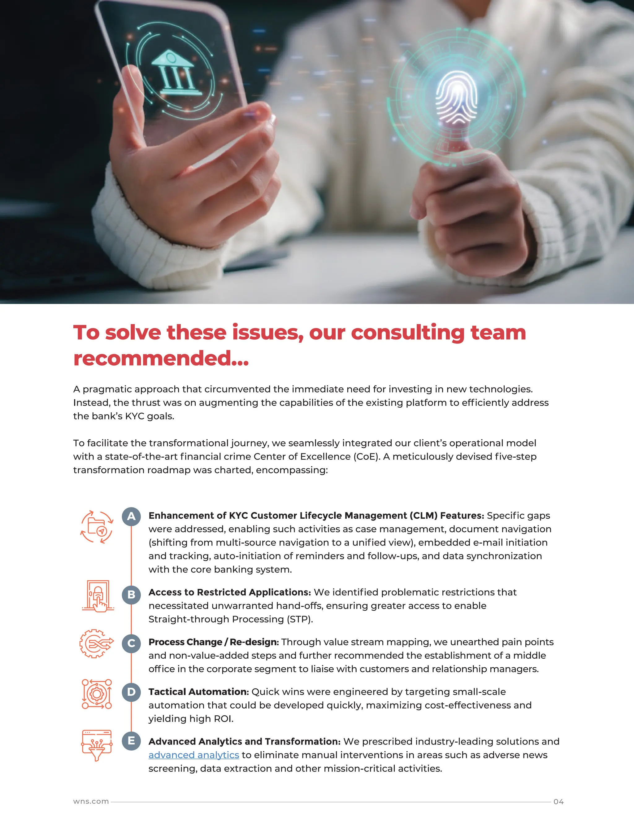 Digitizing Compliance to Accelerate Banking KYC | KYC Review Case Study 2024 | PDF