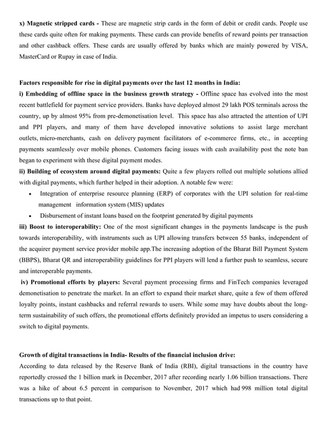 Digitalization and its impact on financial transactions in India | PDF