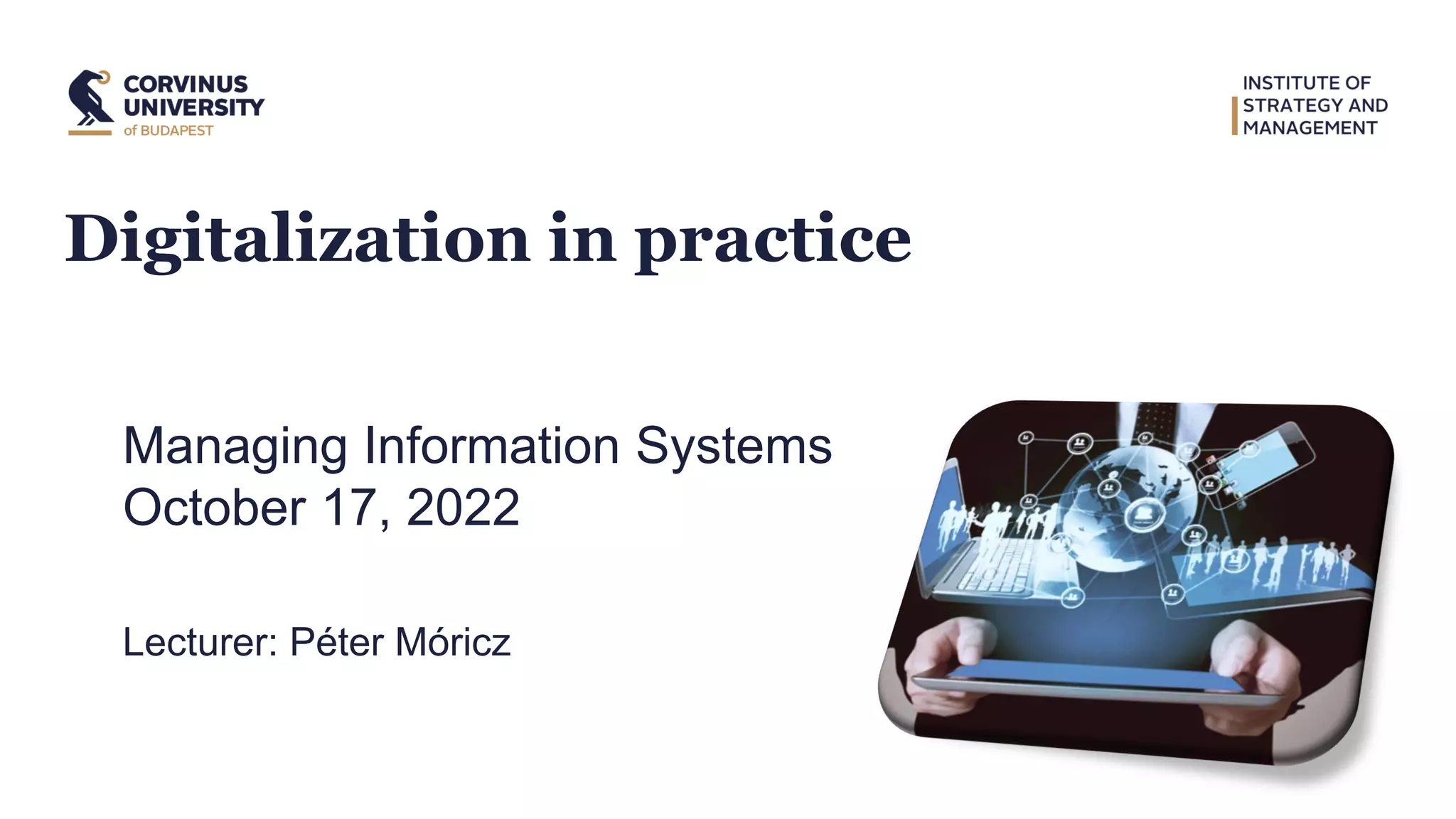 Digitalization in practice (Lecture slides) | PDF | Internet | Computing