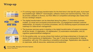 Digitalization in practice (Lecture slides) | PDF