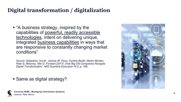 Digitalization In Practice Lecture Slides Ppt