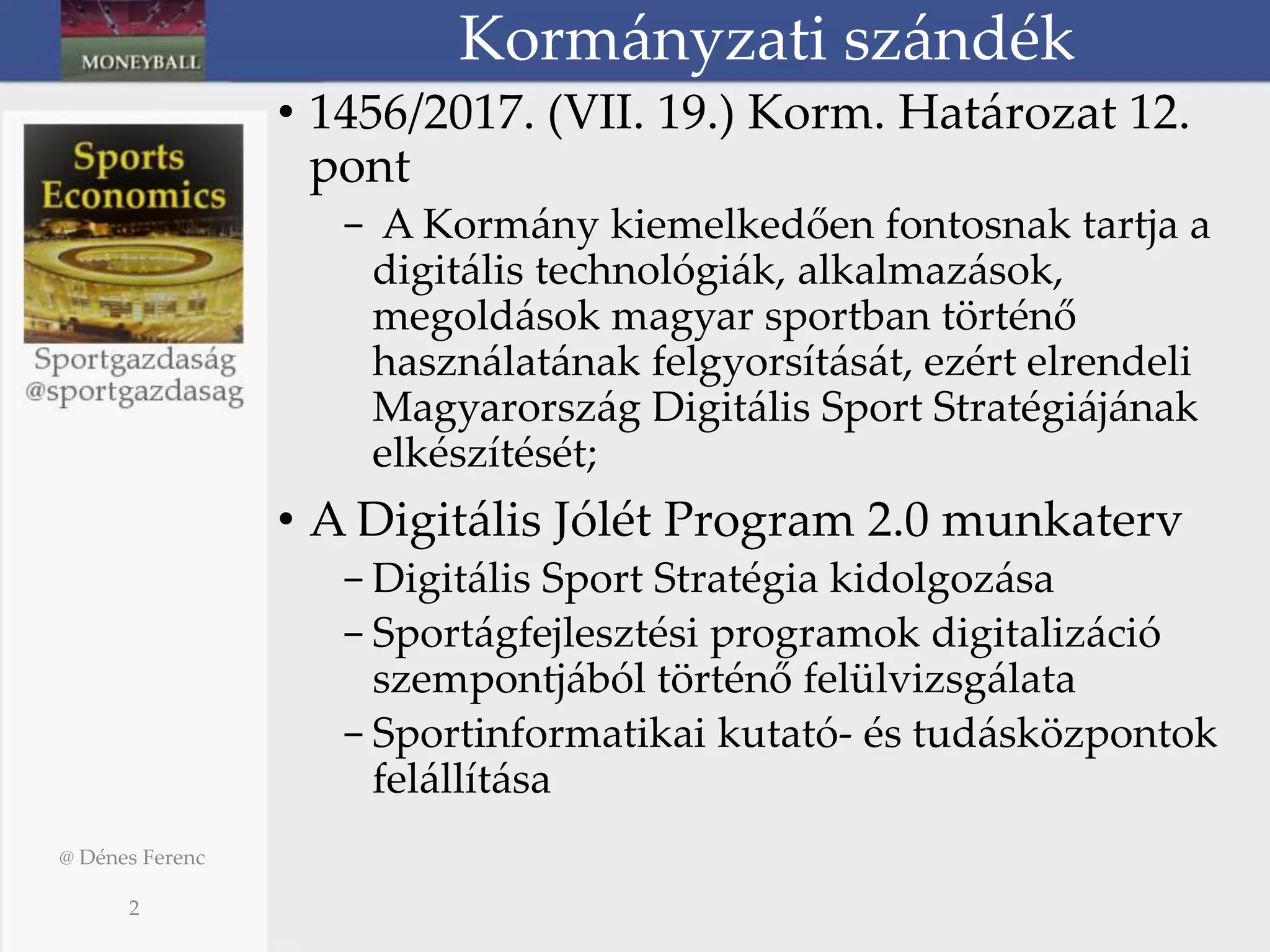 Digitalization in sport | PPT