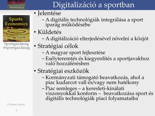 Digitalization in sport | PPTX