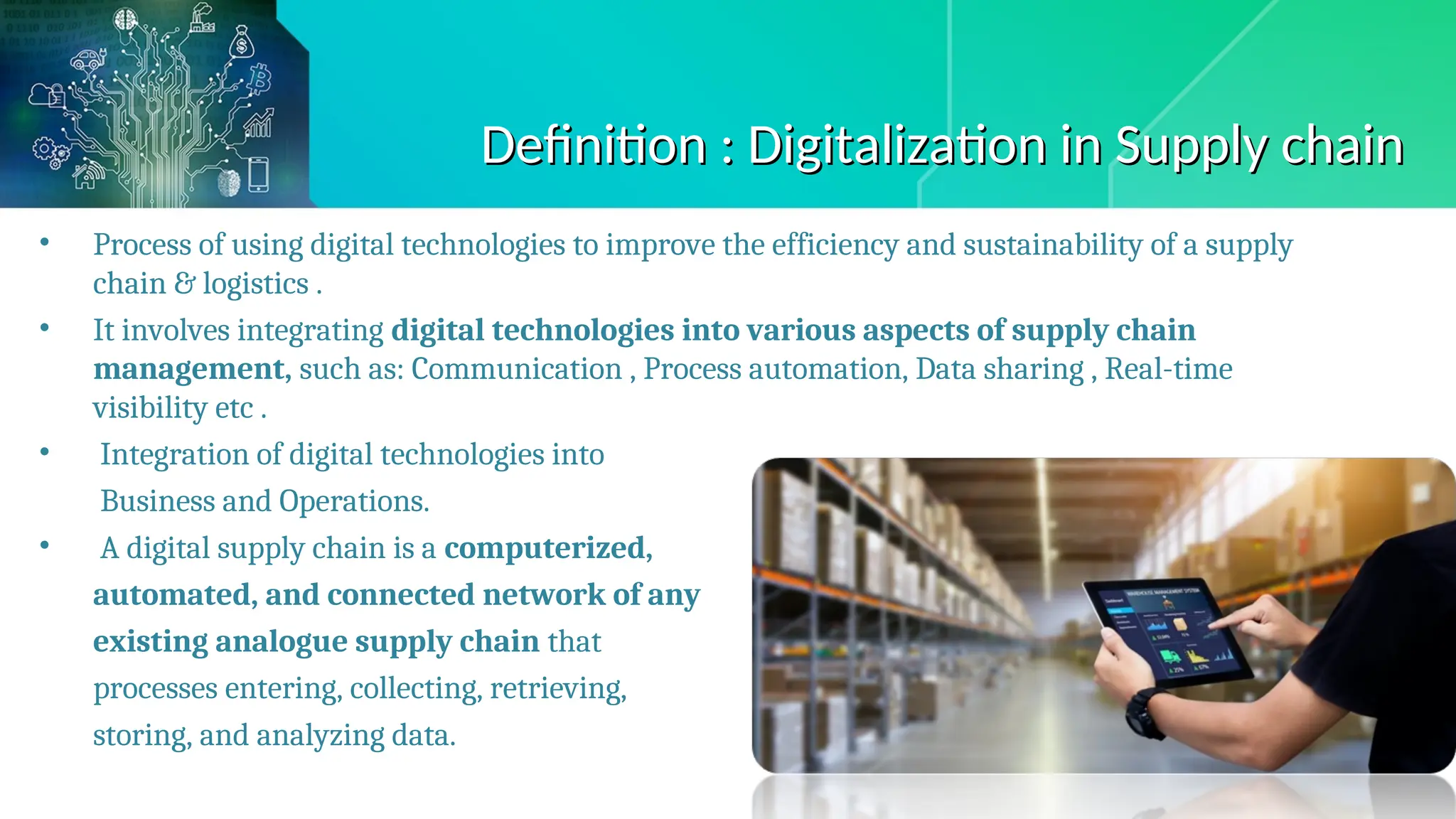 Digitalization in Supply Chain & logistics Service Provider (Arpit Jain ...
