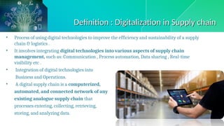 Digitalization in Supply Chain & logistics Service Provider (Arpit Jain ...