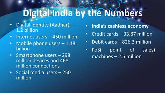 Digitalization of india 2020 | PPTX
