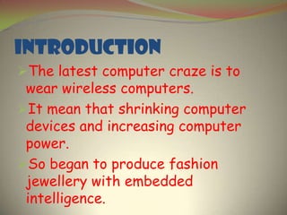 Digital jewellery | PPTX