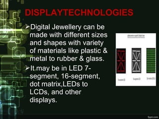 Digital jewellery ppt | PPT