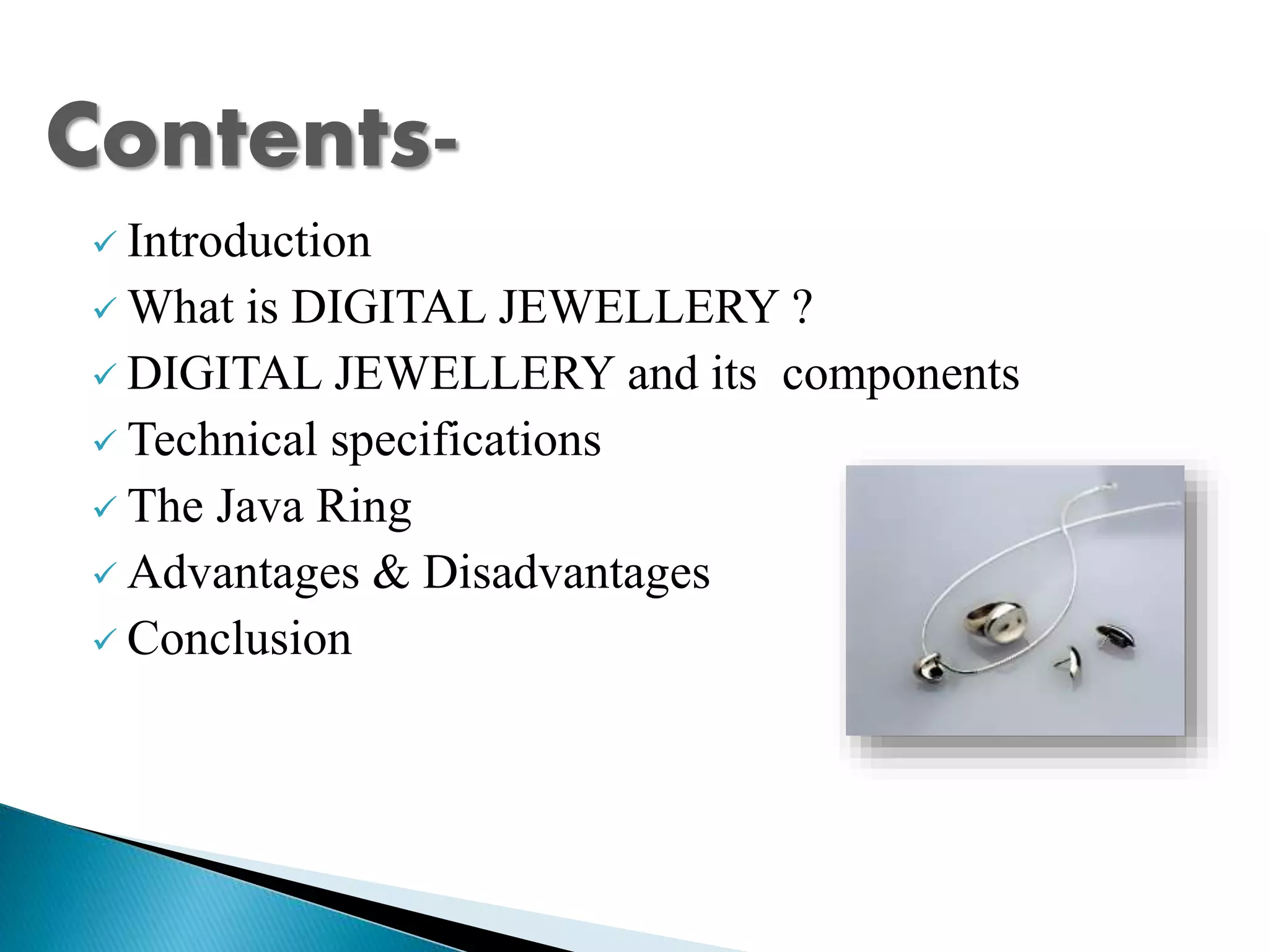 Presentation on Digital jewelry | PPTX