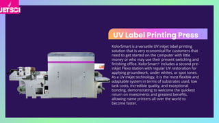 Digital Label Printing Solutions - Jetsci | PPTX