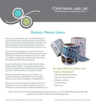 Digital labels | PDF