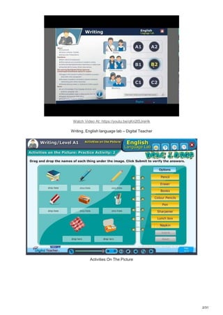 Digital Language Lab Software Writing Activity Infographics.pdf ...