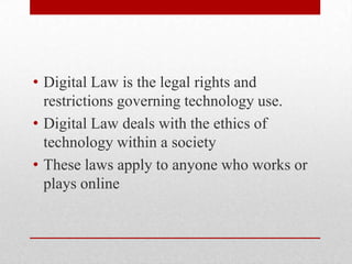 Digital law | PPTX