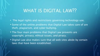 Digital Law Powerpoint | PPTX