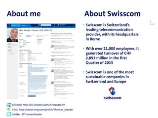 Intranet Transformation @Swisscom | PPT