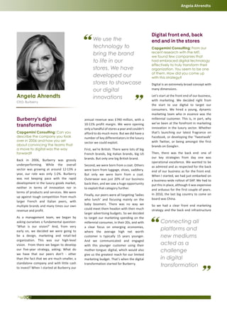 Digital Leadership: An interview with Angela Ahrendts | PDF
