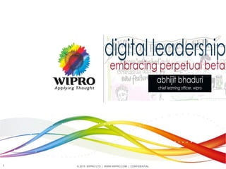 Digital leadership – embracing perpetual beta | PPT