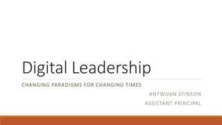 Digital Leadership Presentation | PPTX