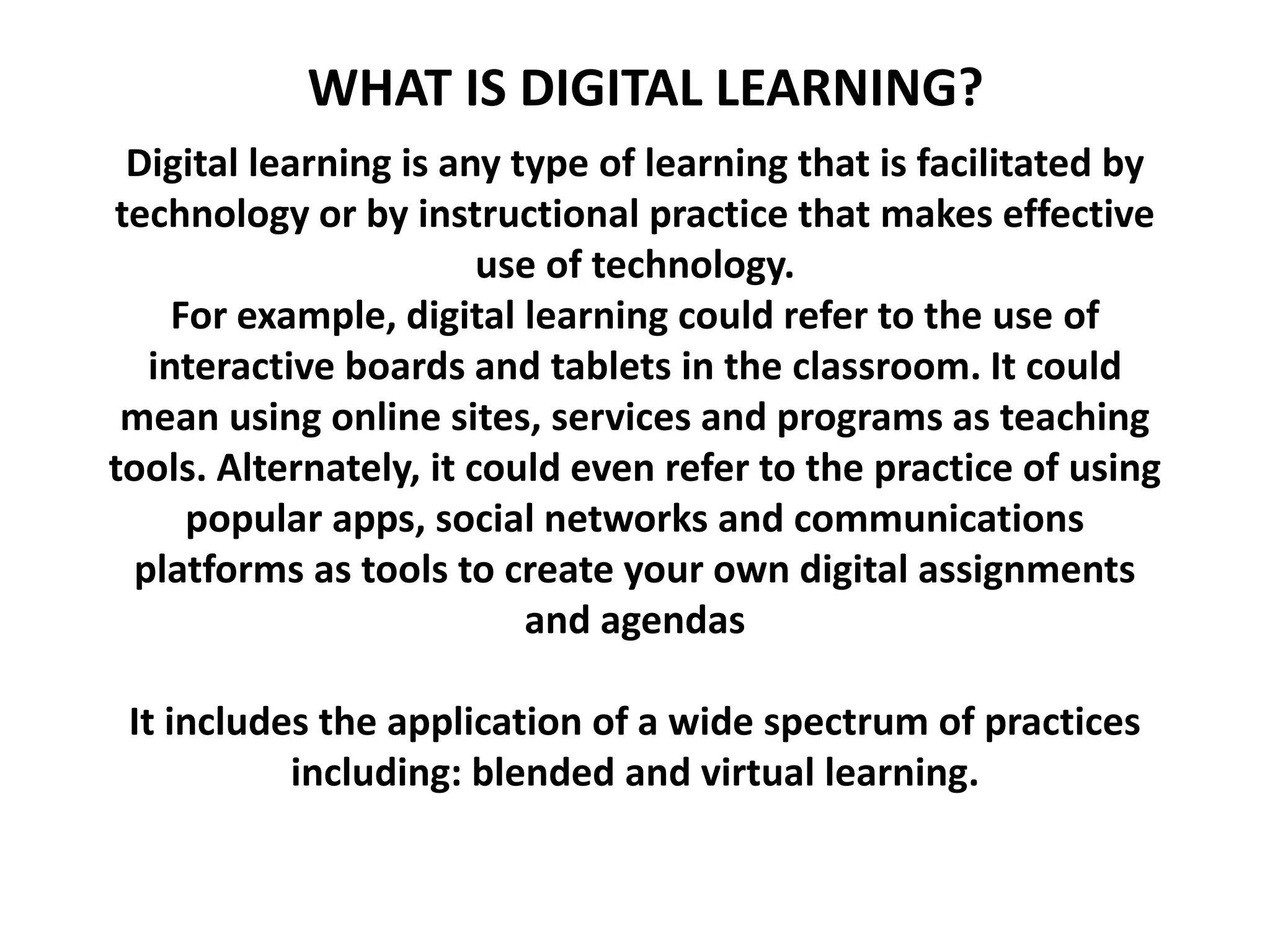 Digital learning | PPTX