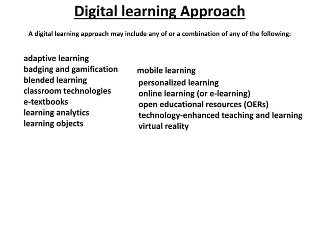 Digital learning | PPTX