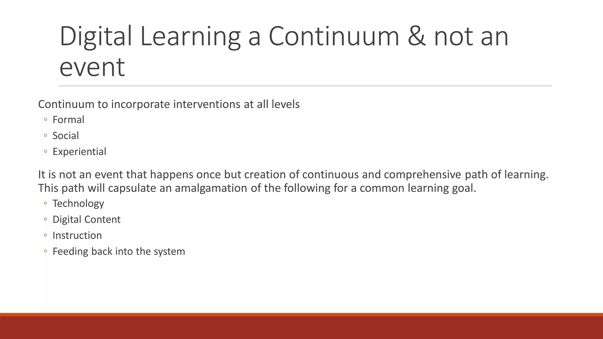 Digital learning Eco-system | PPT