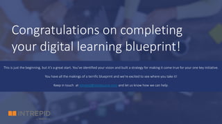 Digital Learning Blueprint Template | PPT