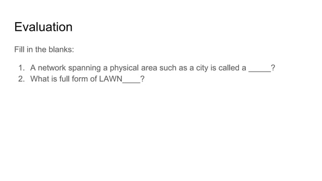 Digital lesson plan topic computer networking (1) | PPTX