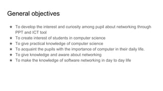 Digital lesson plan topic computer networking (1) | PPTX