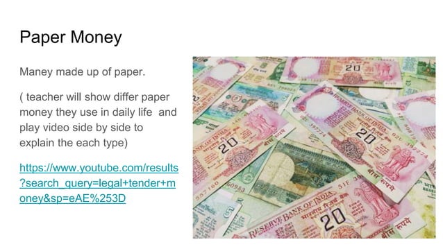 Digital lesson plan topic money simulation with ict | PPT