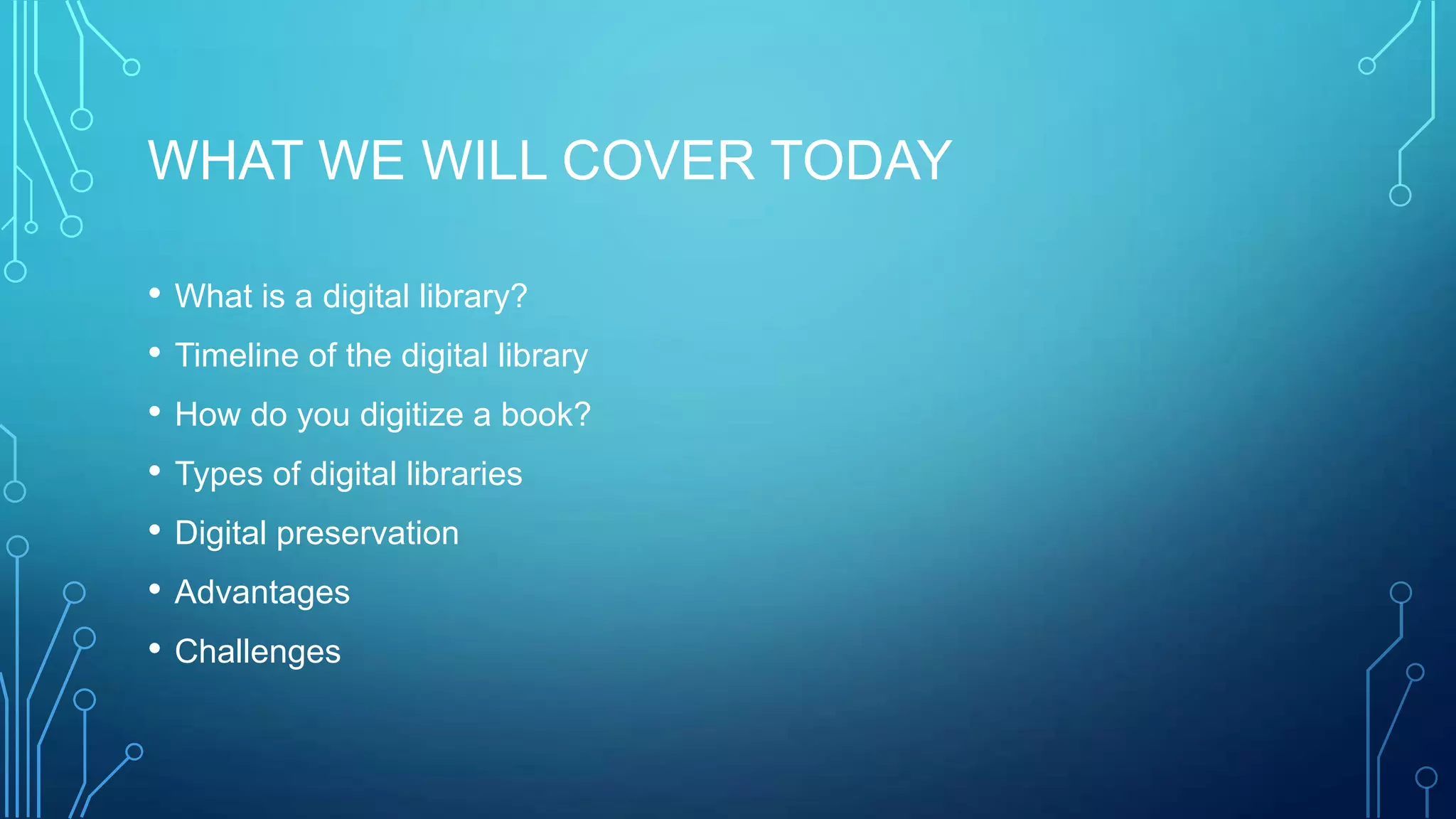 Digital libraries | PPT