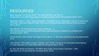 Digital libraries | PPTX