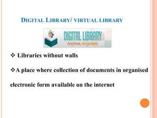 Digital libraries | PPT