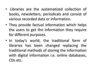 DIGITAL LIBRARIES.ppt