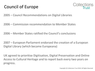 Digital Libraries and Europe | PPT