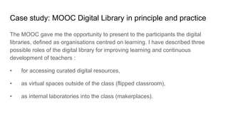 Digital libraries and participatory culture: transforming learning! | PPT