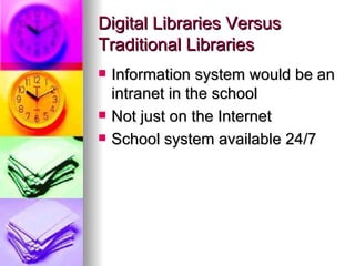 Digital libraries power point | PPT