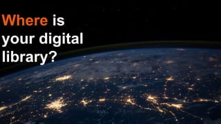 Digital libraries with ict and innovation | PPT