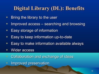 Digital library | PPT