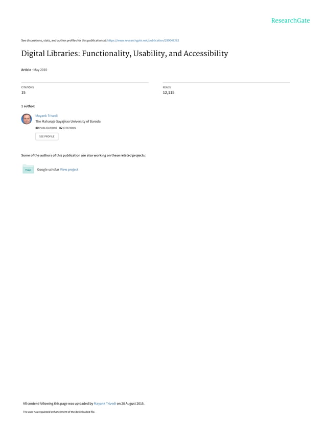 Digital library | PDF